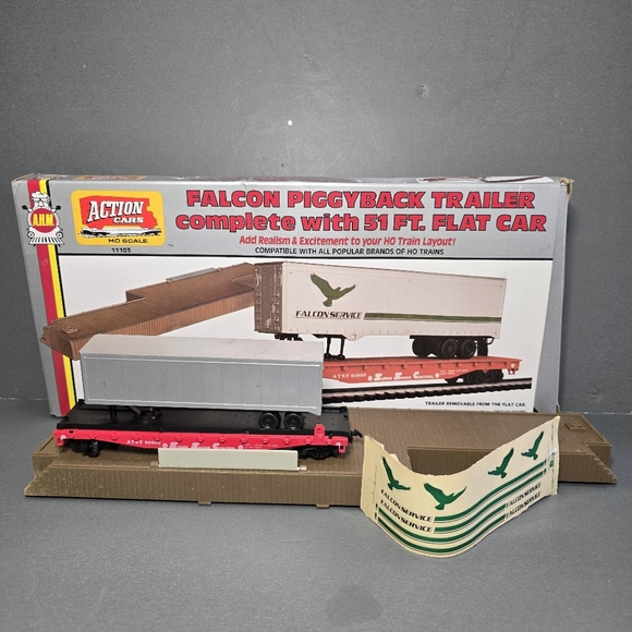 AHM | Toys | Vintage Tyco Ho Scale Operating Tractor Loader W Coal Load ...